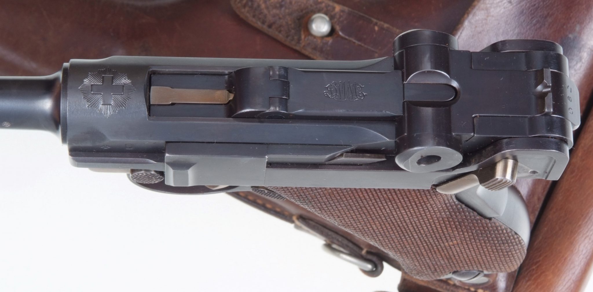 Luger, 1900 Swiss, Military, Wide Trigger, Holster - Historic Investments