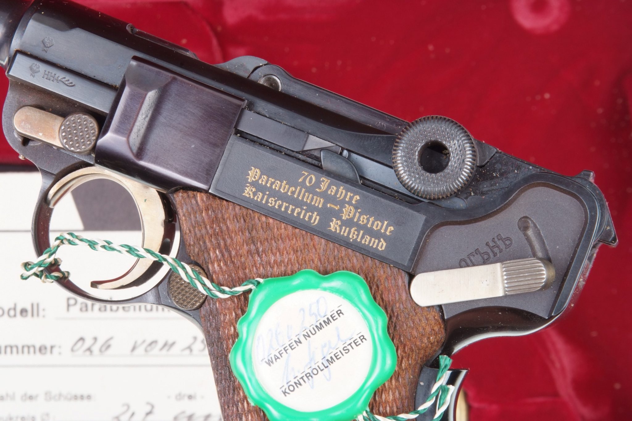 Mauser, Russian, Luger Commemorative, Near New!, I-349 - Historic ...
