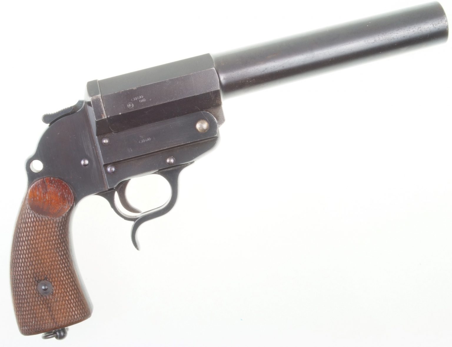 Walther Navy Flare Gun, German Military, Long Barrel, F-21 - Historic ...