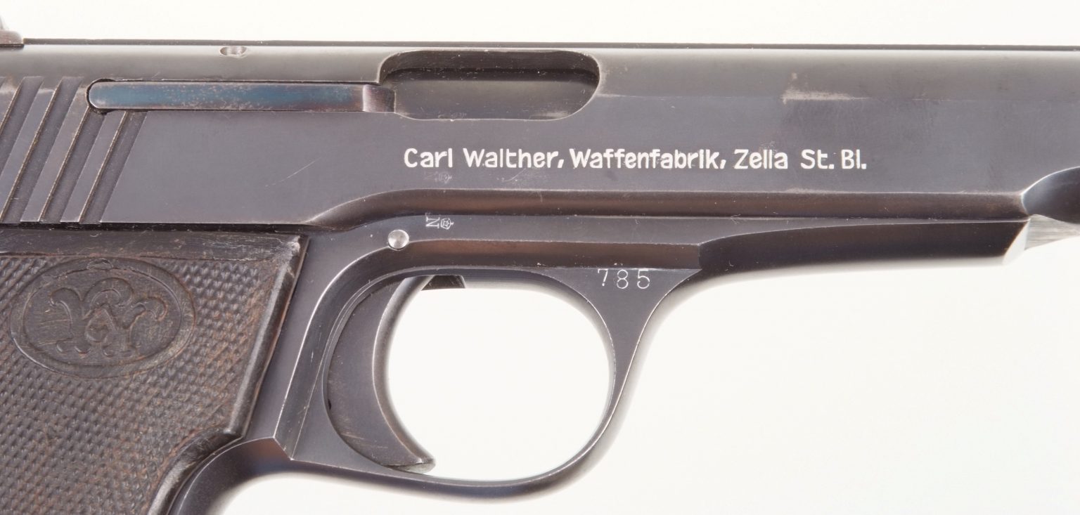 Walther Model 6, super desirable. Investment Quality, A-919 - Historic ...