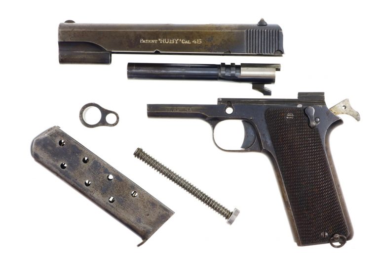 Gabilondo y Cia, Spanish Military Style Ruby, .45ACP, 131, PCA-159 ...