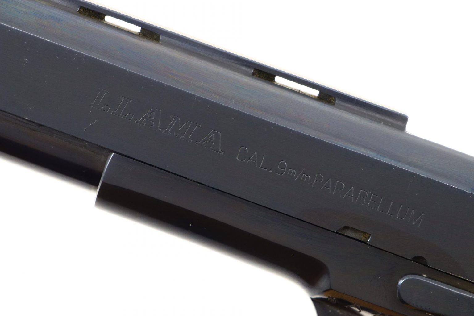 Gabilondo y Cia, Spanish Pistol, Llama, Ribbed, 9mmP, 946544, A-1741 ...