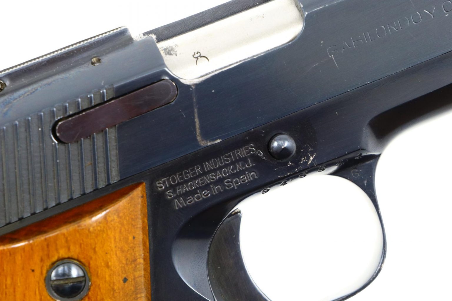 Gabilondo y Cia, Spanish Pistol, Llama, Ribbed, 9mmP, 946544, A-1741 ...