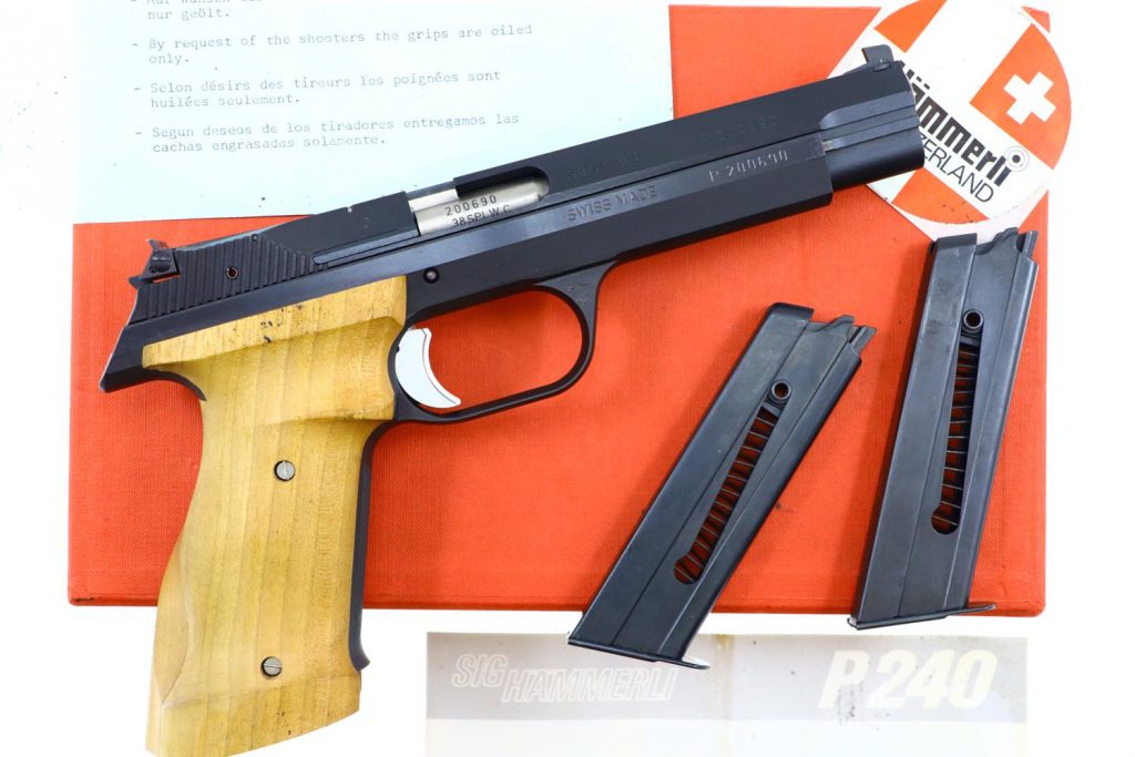 Rare Hammerli P240 Swiss Target Pistol, Boxed, P200690, I-1084 ...