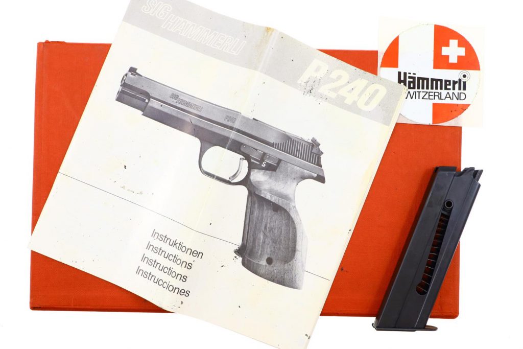 Rare Hammerli P240 Swiss Target Pistol, Boxed, P200690, I-1084 ...