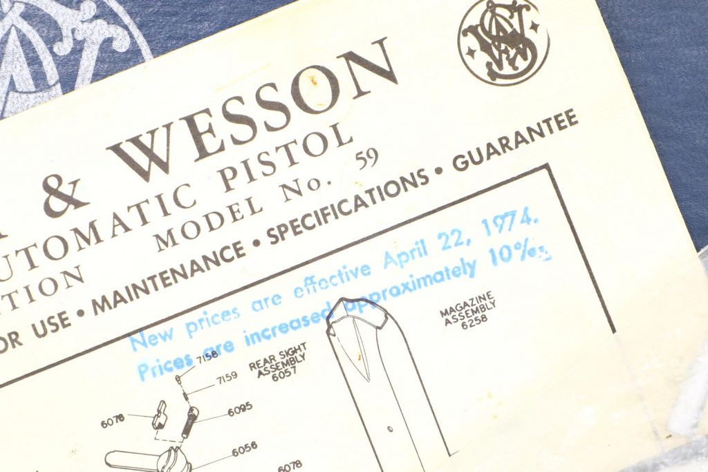 S&W, Model 59, Near NIB, Spare Mag, A179119, A-1795 - Historic Investments