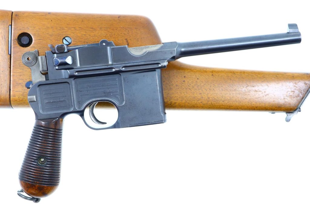 Mauser, C96, Broomhandle Pistol, Conehammer Stock, ANTIQUE, 1975, O-107 ...