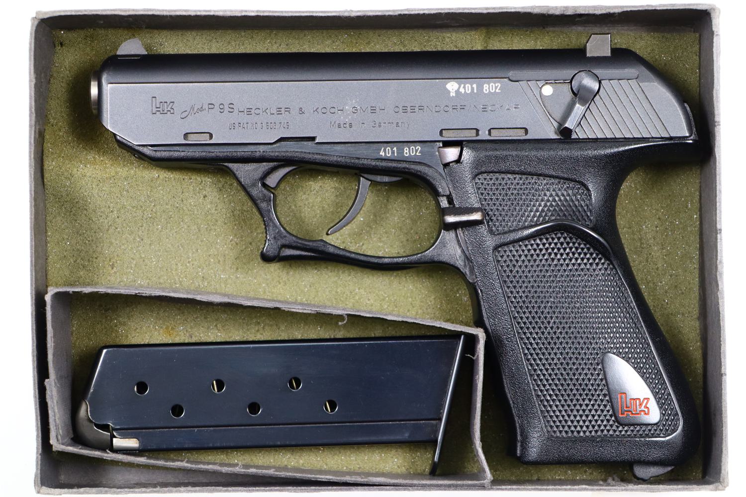 Heckler & Koch, H&K, P9S in .45 ACP, Boxed, 401802, FB01067 - Historic Investments