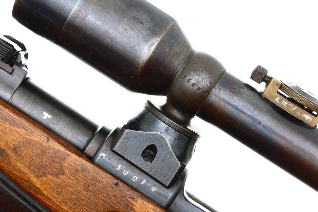 Mauser K98k High Turret Sniper Rifle, JP Sauer, Matching, 1007h ...