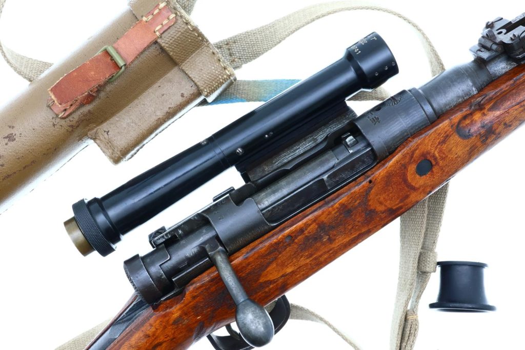 Japanese Type 99 Arisaka WWII Sniper Rifle, Scope, Case, 9637, FB01811 ...